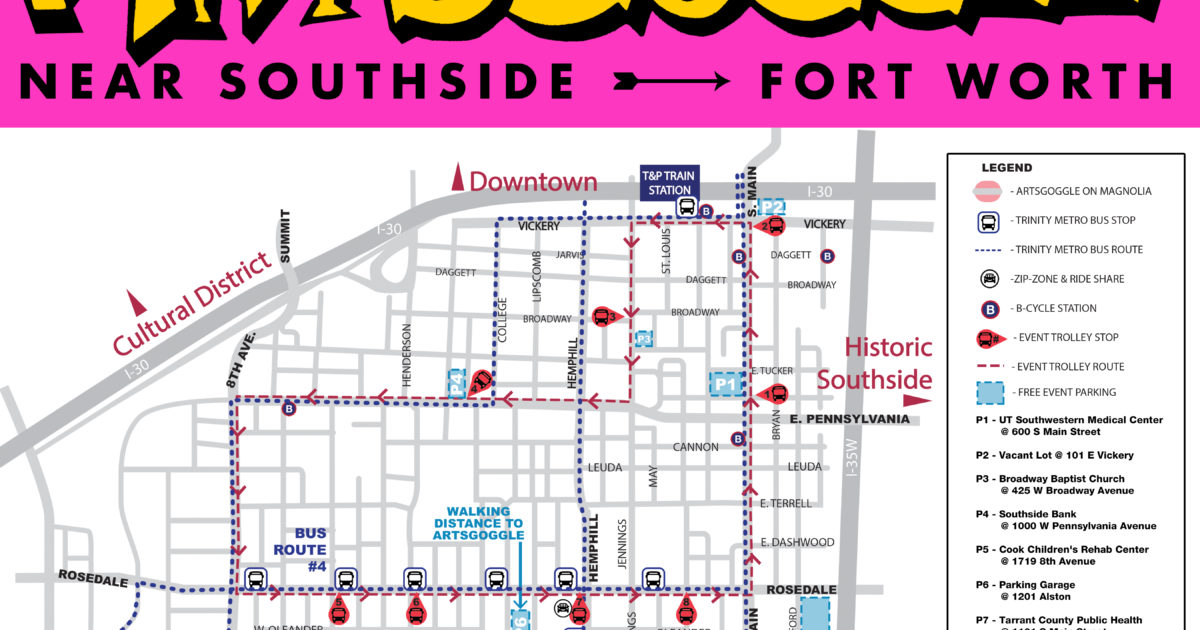2023 Getting to ArtsGoggle | Near Southside Fort Worth